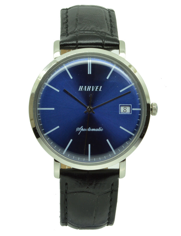 HARVEL Sport Navy 40 mm Leather Watch – watchemporium