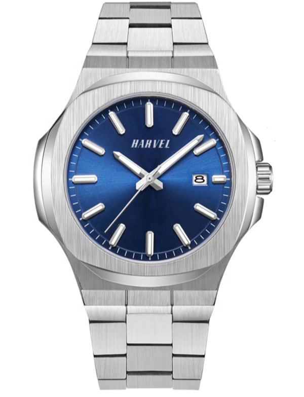 HARVEL Planeta in deep blue 43mm Stainless Steel – watchemporium